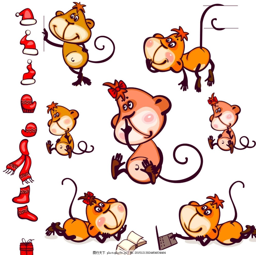 猴子图片_动物昆虫_自然风景-图行天下素材网